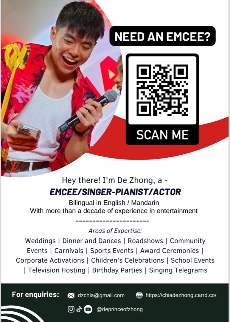 Wedding Emcee/singer-pianist available for hire (wedding/corporate ...