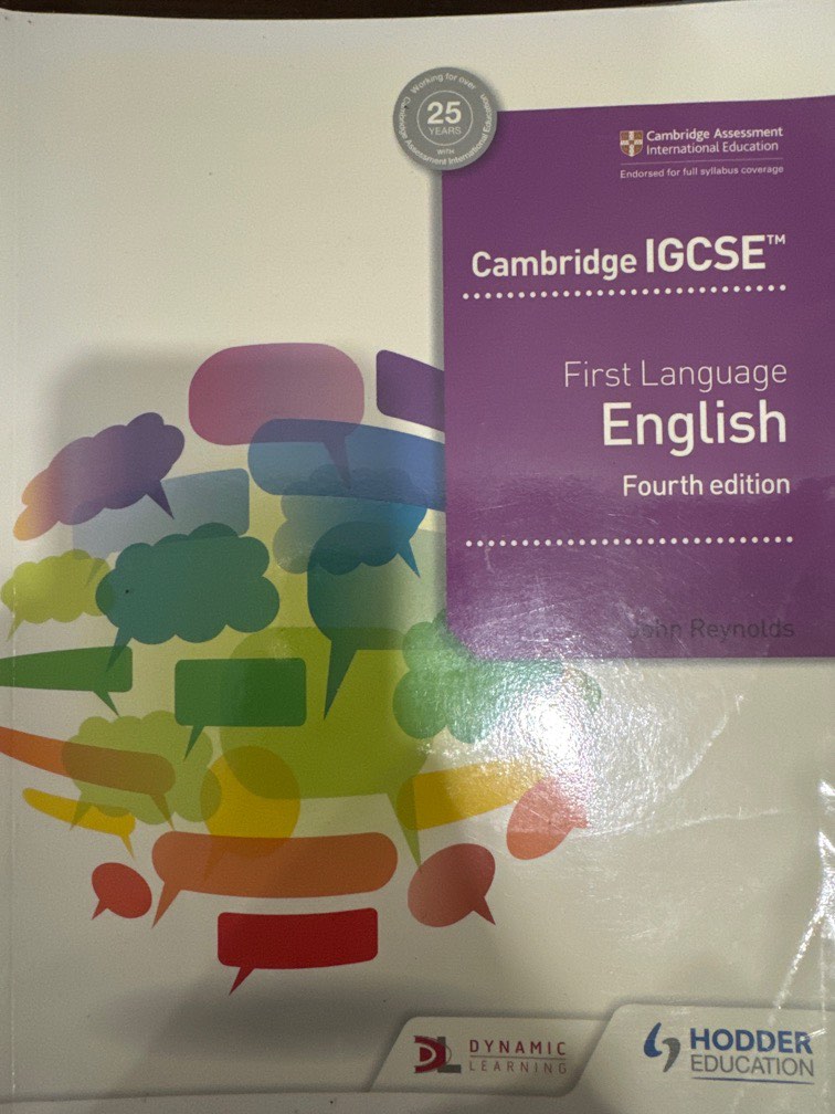 ENGLISH IGCSE TEXTBOOK, Hobbies & Toys, Books & Magazines, Textbooks on ...