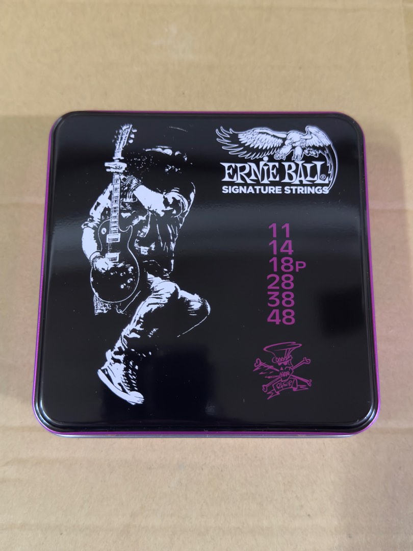 Ernie Ball Slash Tin only, Hobbies & Toys, Music & Media, Music ...