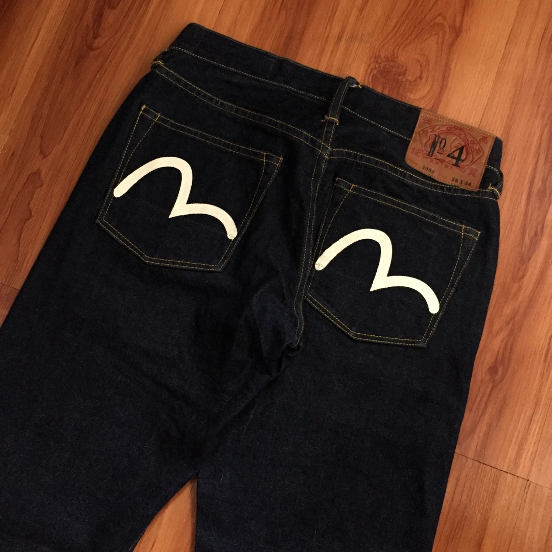 Evisu selvedge jeans, Men's Fashion, Bottoms, Jeans on Carousell