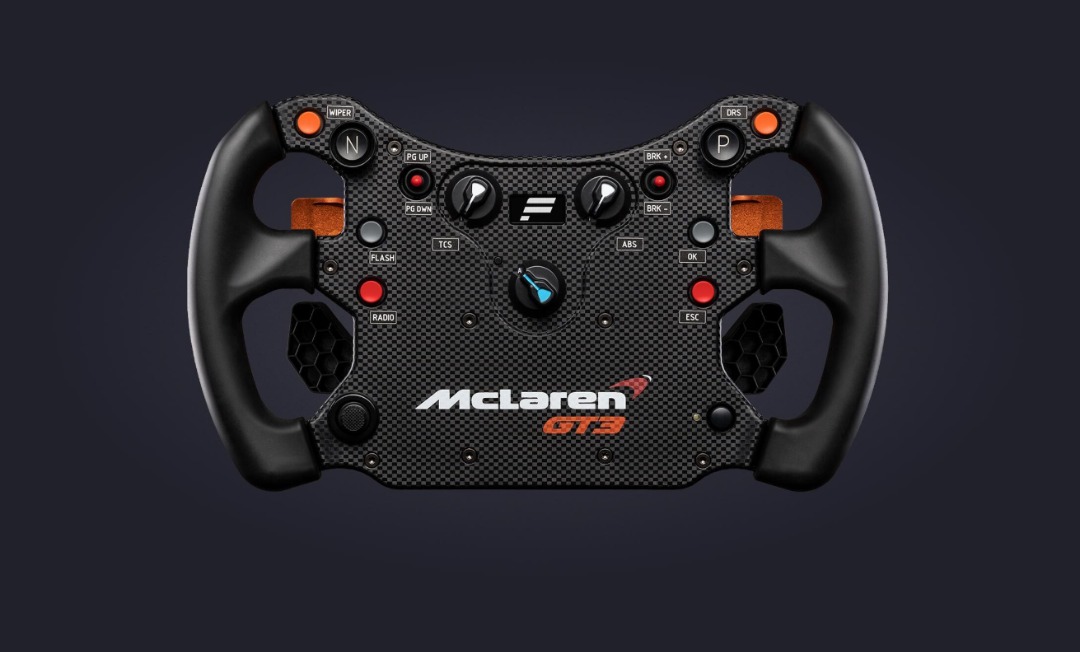 Fanatec CSL Elite McLaren GT3 V2 Steering Wheel~ Brand New in Box ~ Sim ...