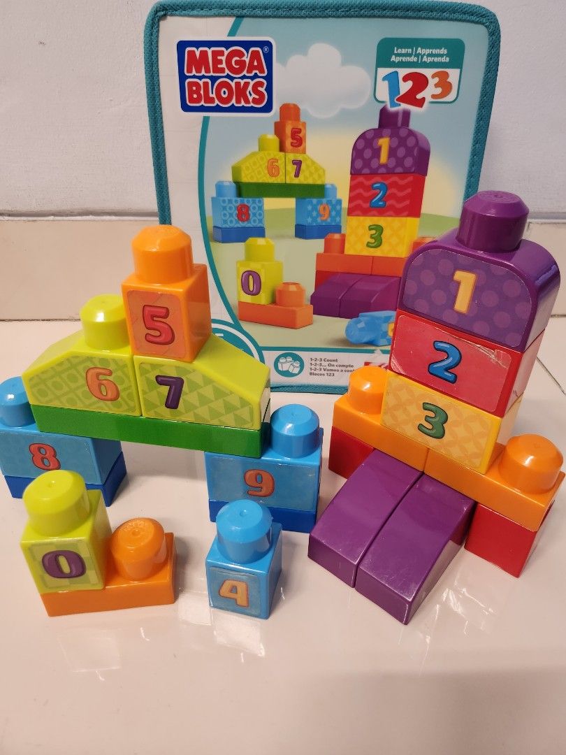 Fisher price megabloks mega bloks blocks numbers 20 pieces, Toys ...