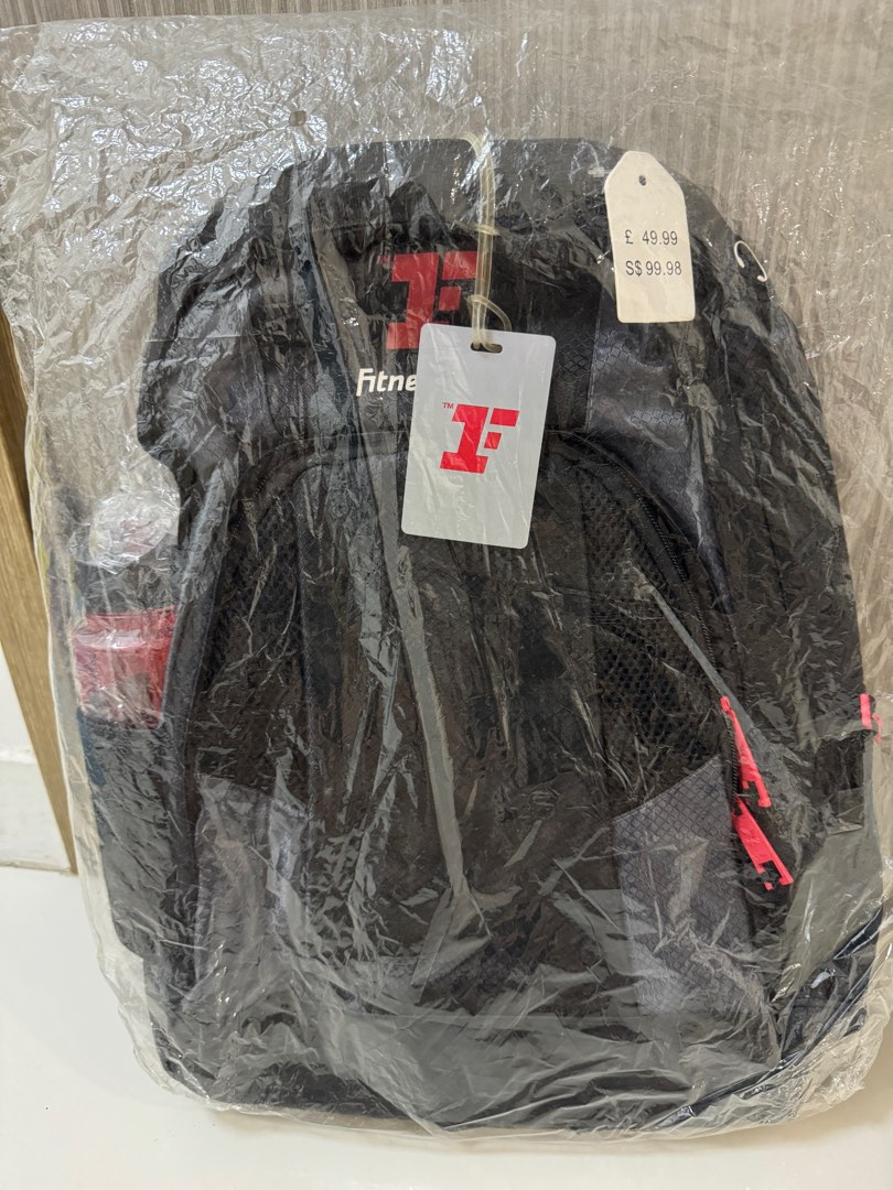 Fitness First Backpack, Men's Fashion, Bags, Backpacks on Carousell