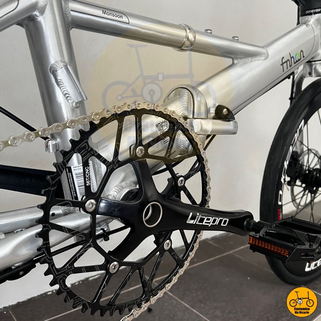 Fnhon Monsoon 22” • 10 Speeds Shimano Tiagra • Litepro Schwalbe One ...