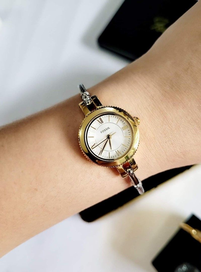 Fossil Jacqueline Watch and Bangle Set, Women's Fashion, Watches ...