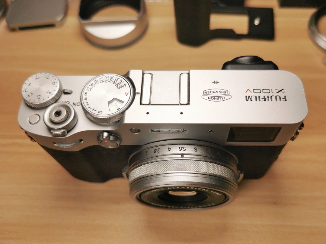 Fujifilm X100V (silver), Photography, Cameras on Carousell