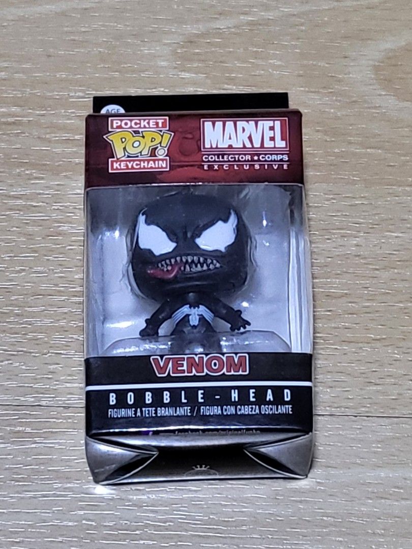 Funko pop Venom key chain, Hobbies & Toys, Toys & Games on Carousell
