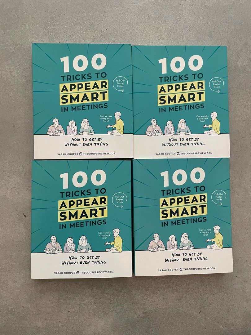 Funny gag book: 100 ways to appear smart at work, Hobbies & Toys, Books ...