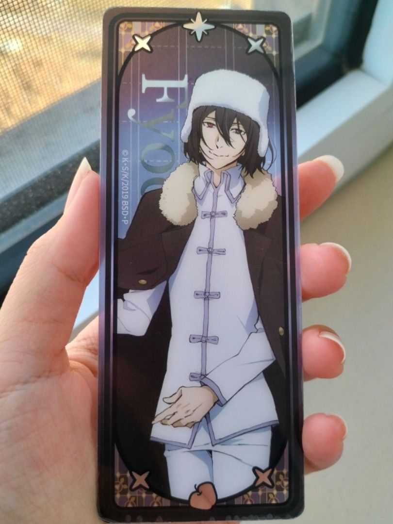 Fyodor acrylic bookmark bungo stray dogs bsd, Announcements on Carousell