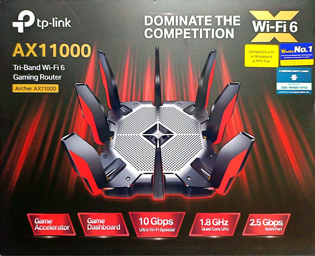 Gaming Router | Tri-Band Wi-Fi 6 | AX11000, Computers & Tech, Parts ...