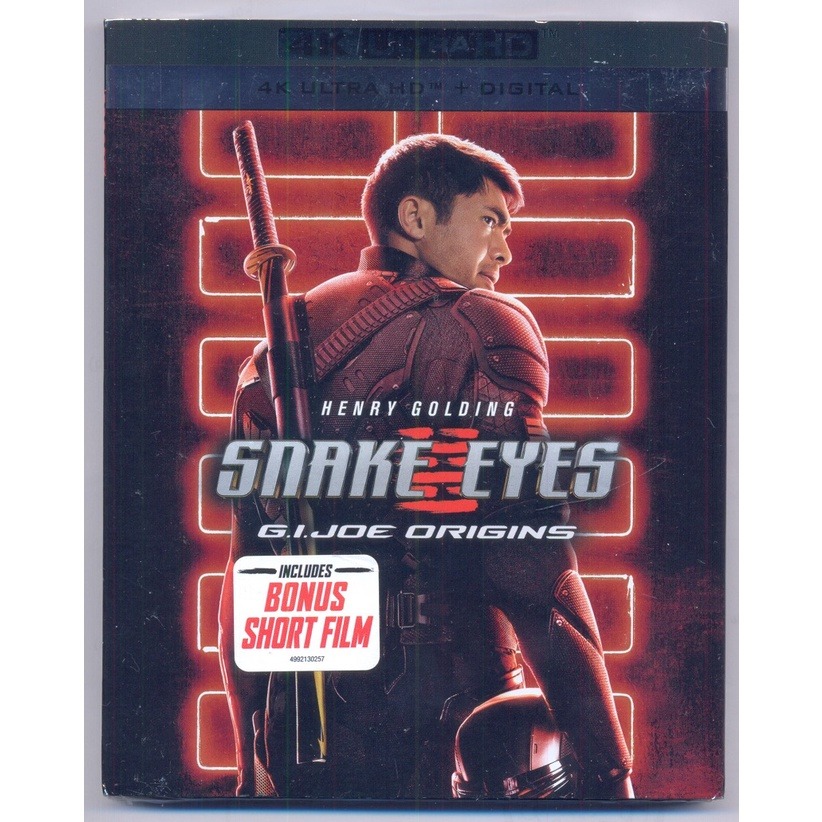 G.I. Joe Origins Snake Eyes 4K [ Blu-Ray ], Hobbies & Toys, Music ...