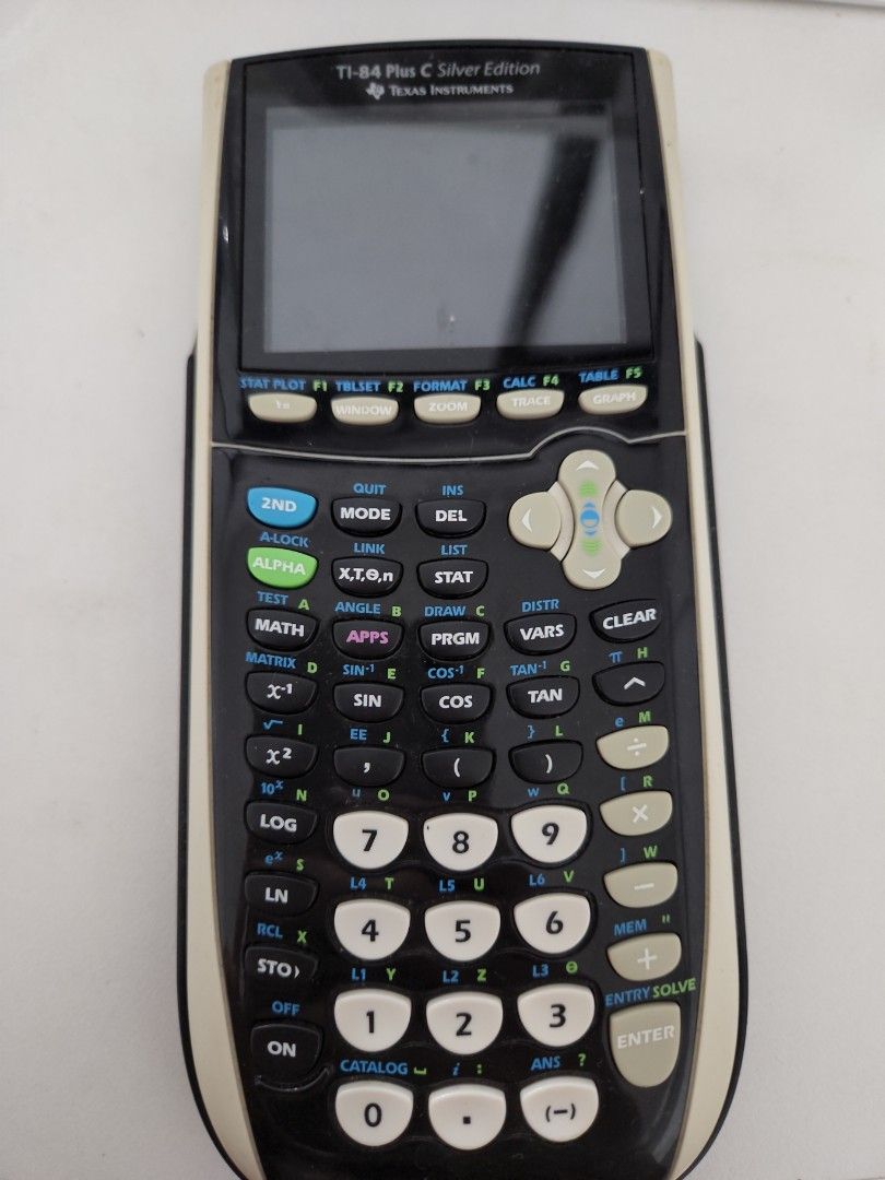 Graphing Calculator TI 84 Plus C Silver Edition, Mobile Phones ...