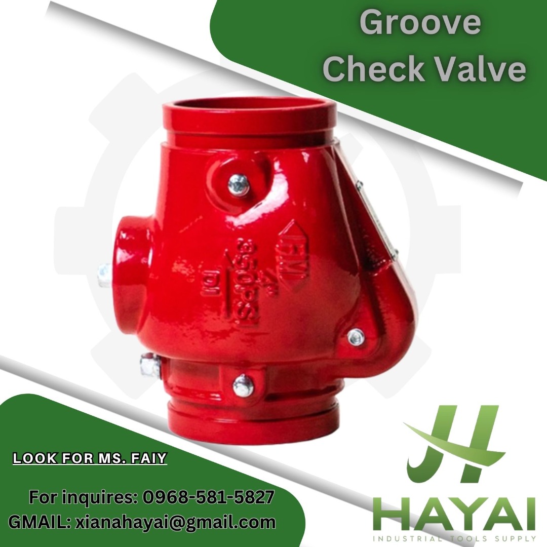 Groove Check Valve, Commercial & Industrial, Construction Tools ...