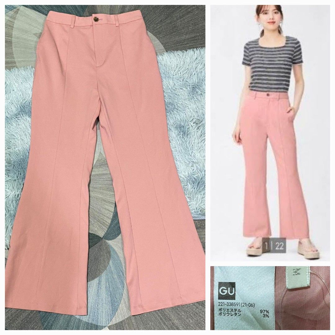 Gu by uniqlo flare pants, Women's Fashion, Bottoms, Other Bottoms on ...