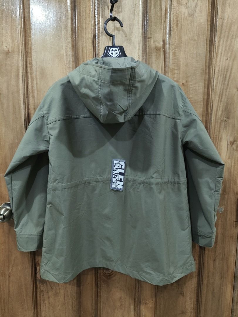 GU by Uniqlo Utility Parka Jacket WOMEN'S (Olive Green), Women's ...