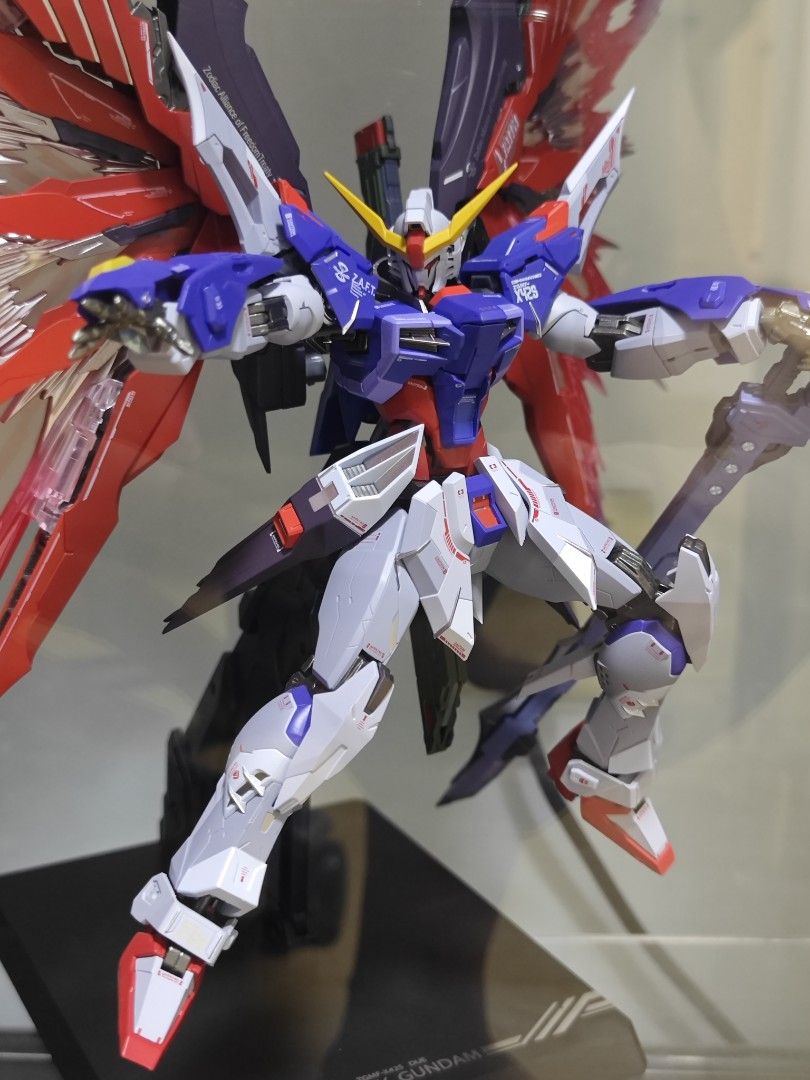 Gundam MC Destiny Soul Red 1/100 + Wing of Light, Hobbies & Toys, Toys ...