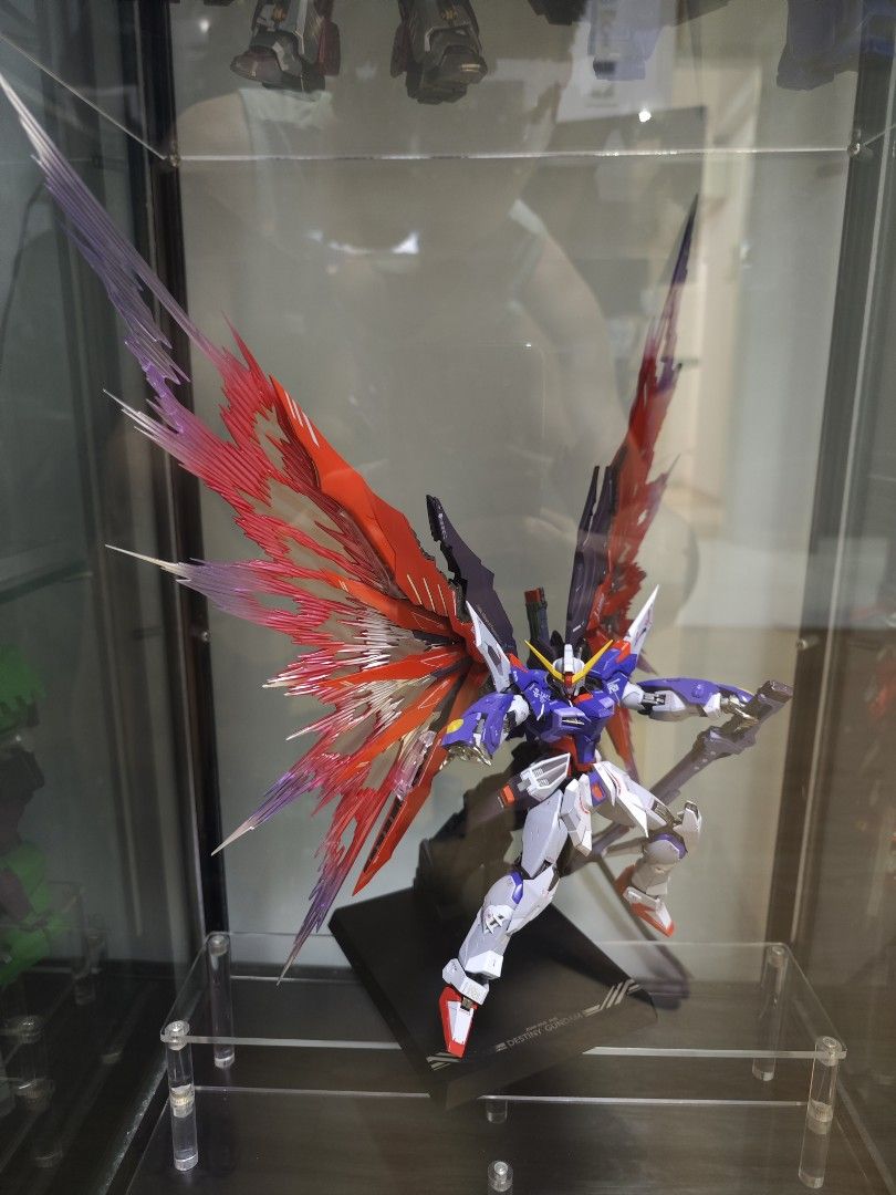 Gundam MC Destiny Soul Red 1/100 + Wing of Light, Hobbies & Toys, Toys ...