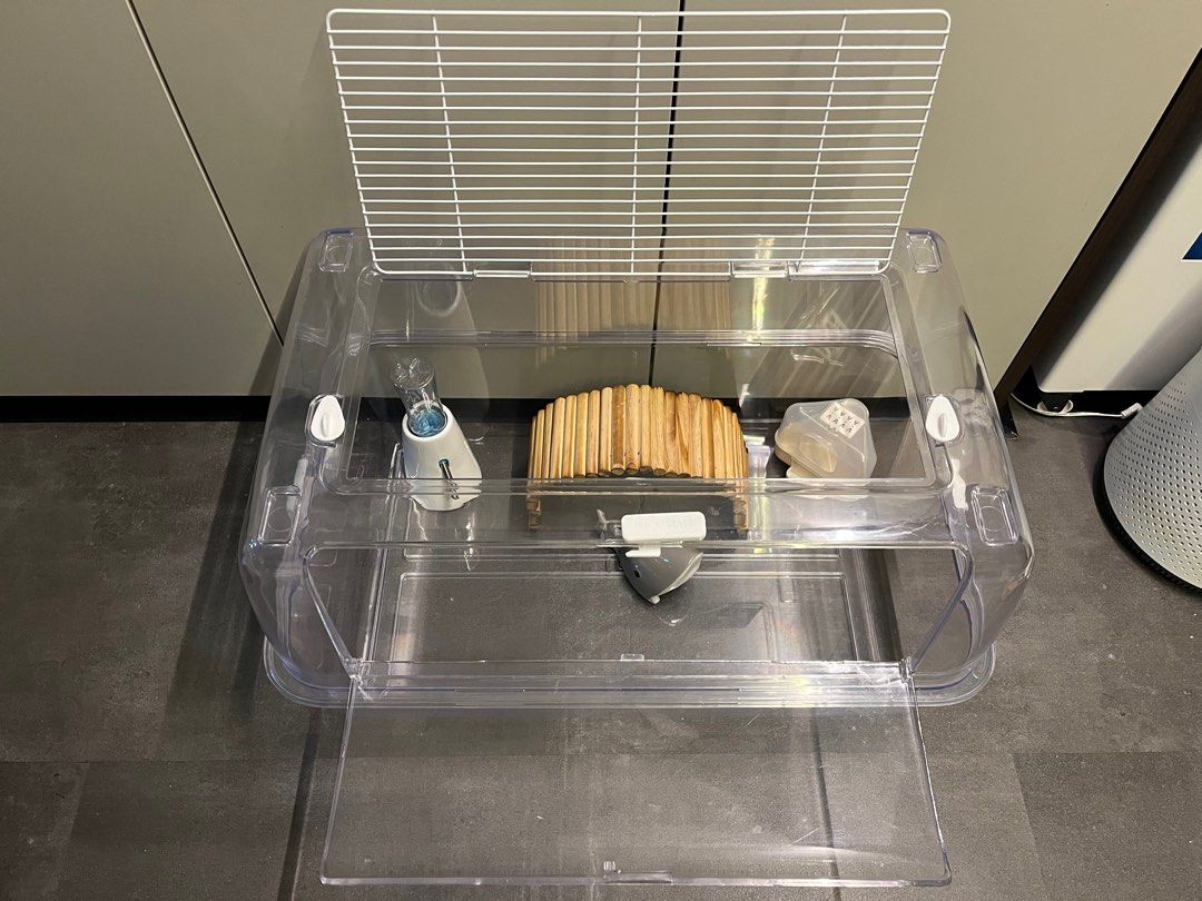 Hamster Acrylic Cage Bucastate, Pet Supplies, Homes & Other Pet ...