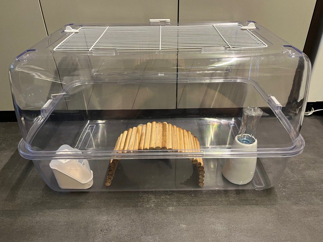 Hamster Acrylic Cage Bucastate, Pet Supplies, Homes & Other Pet ...