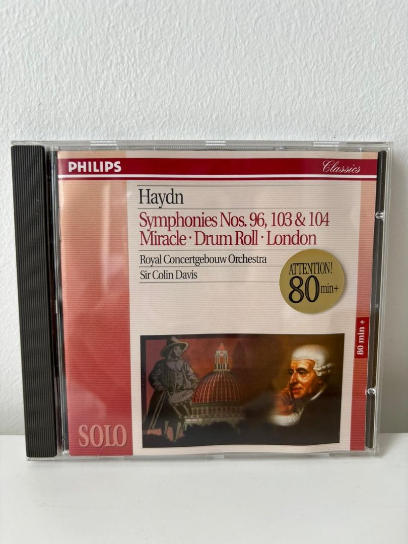 Haydn: Symphonies Nos. 96, 103 & 104 / Davis, Royal Concertgebouw ...
