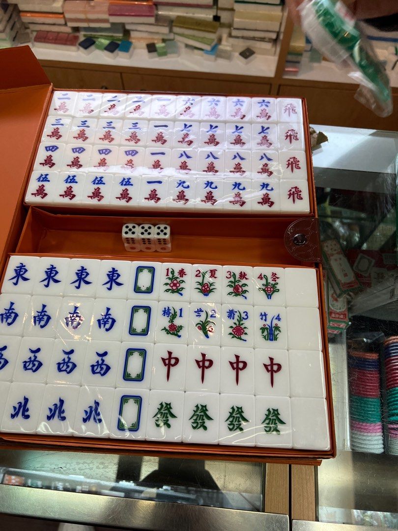HK Mahjong set, Hobbies & Toys, Toys & Games on Carousell
