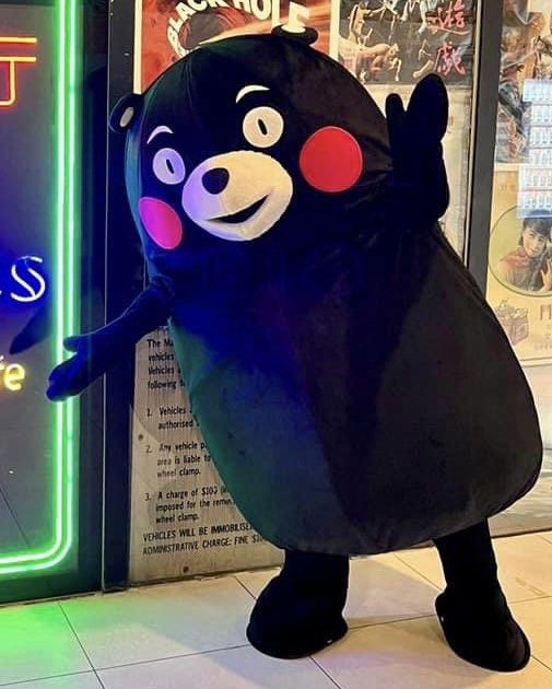 Human/life sized kumamon mascot costume, Hobbies & Toys, Toys & Games ...