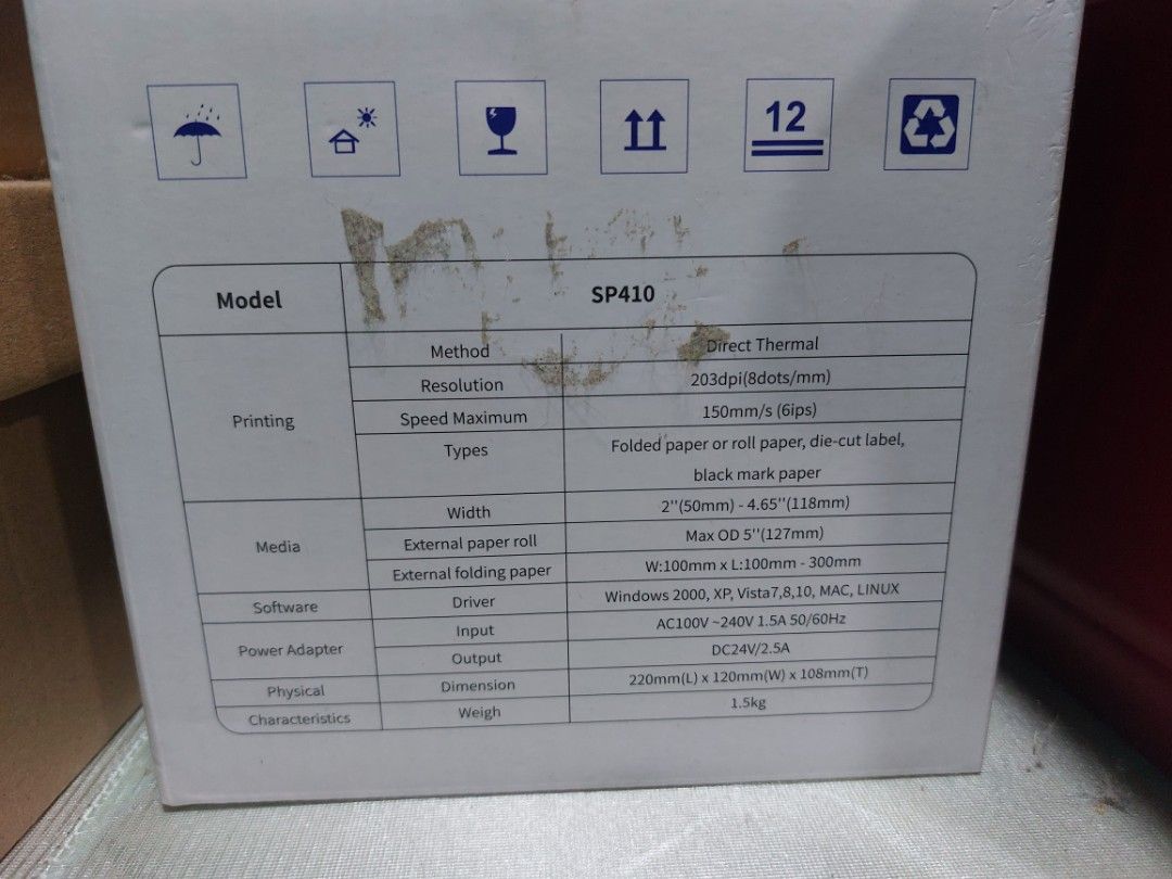 IDPRT SP410 WAYBILL THERMAL PRINTER, Computers & Tech, Printers ...