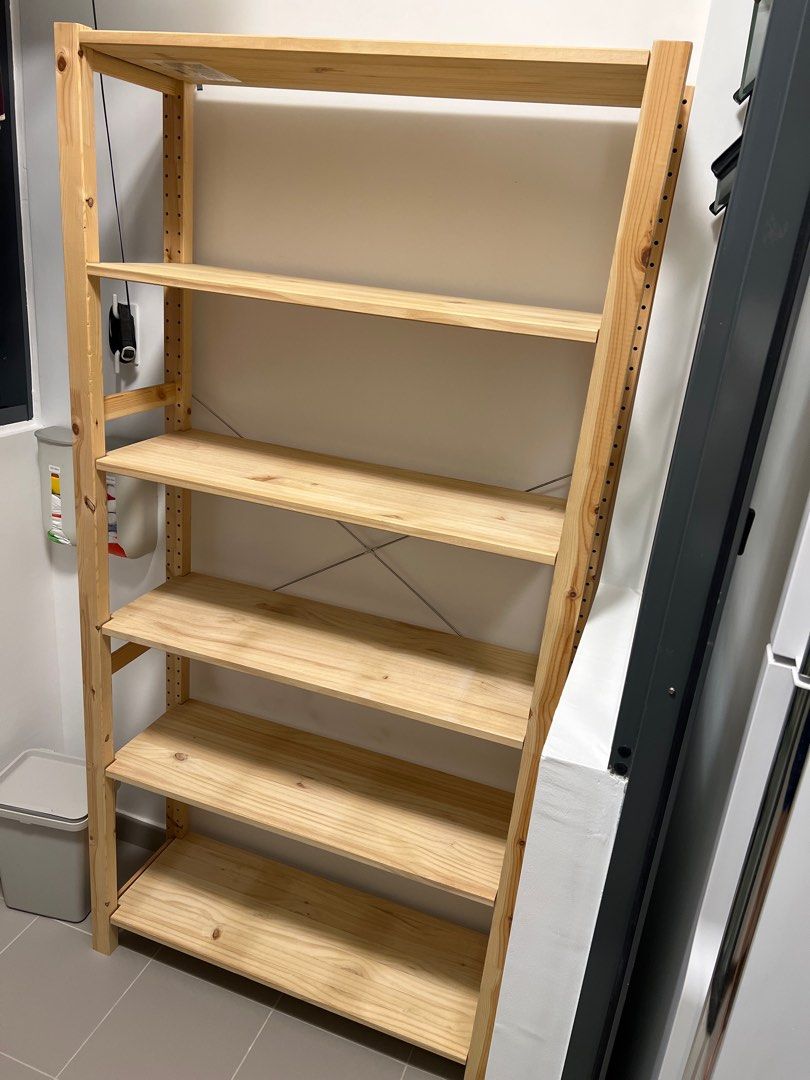 IKEA Ivar rack 6 shelves, Furniture & Home Living, Furniture, Shelves ...