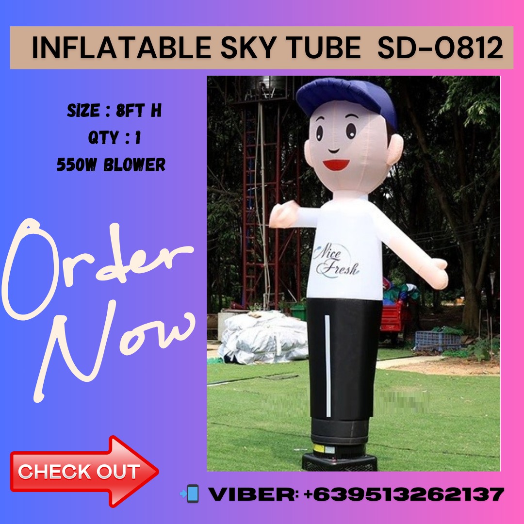 Inflatable sky tube SD-0812, Hobbies & Toys, Stationary & Craft ...