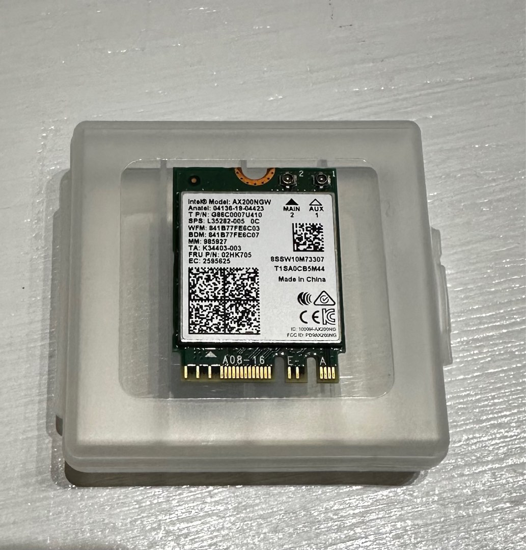 Intel AX200 NGW, Computers & Tech, Parts & Accessories, Networking on ...