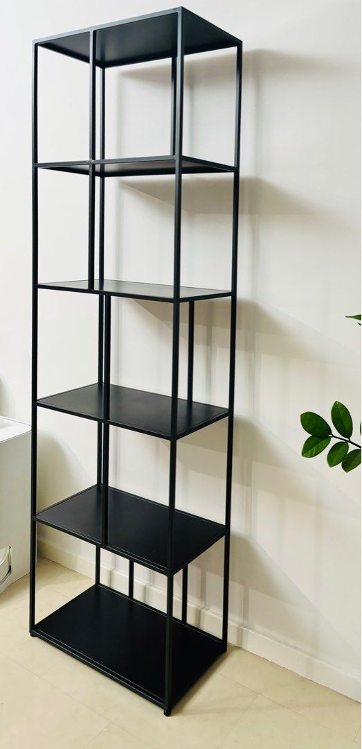 IUIGA Black Display Shelf, Furniture & Home Living, Furniture, Shelves ...