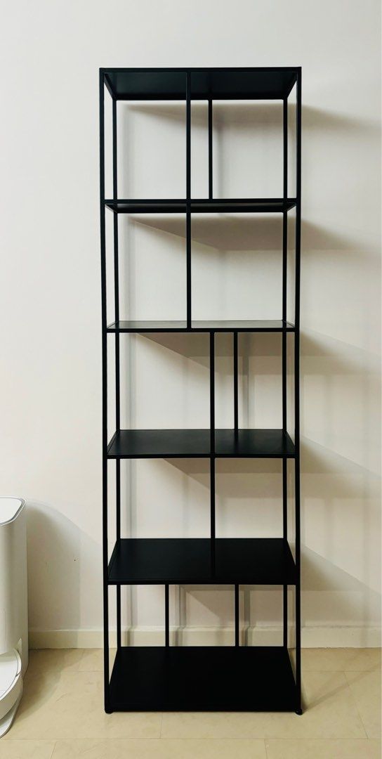 IUIGA Black Display Shelf, Furniture & Home Living, Furniture, Shelves ...