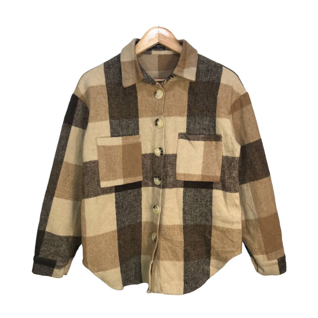 Japanese Flannel Pretty Garden, Men's Fashion, Coats, Jackets and ...