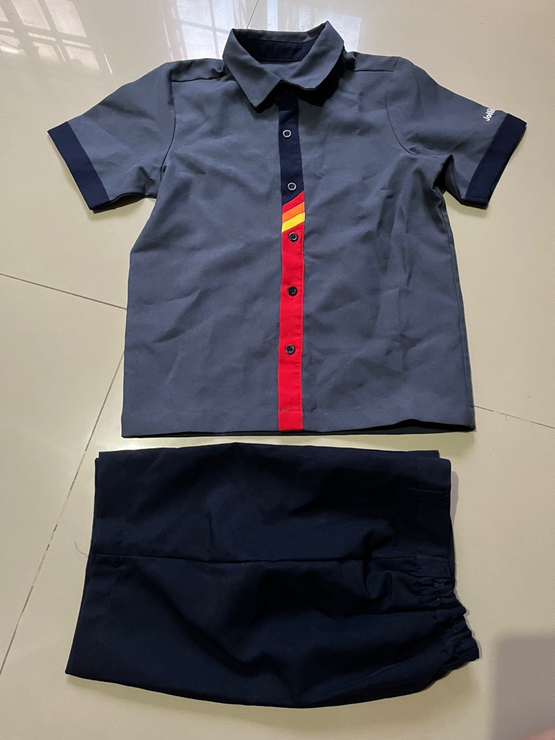 Jollibee Mini Managers Uniform, Babies & Kids, Babies & Kids Fashion on ...