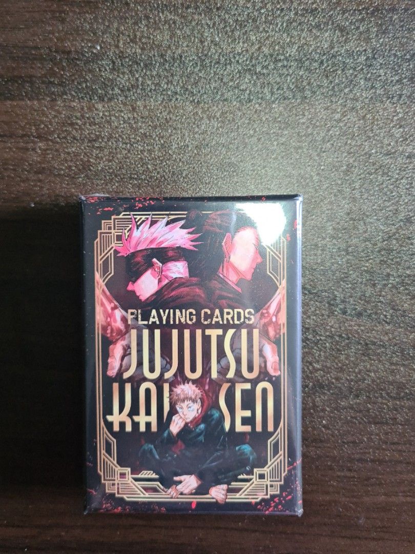 Jujutsu kaisen JJK poker playing cards, Hobbies & Toys, Memorabilia ...