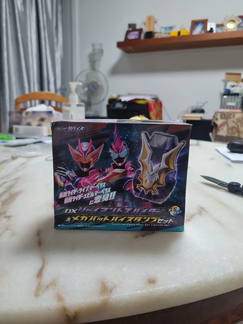 Kamen rider revice Dx giant spider & Mega bat vistamp set, Hobbies & Toys, Toys & Games on Carousell