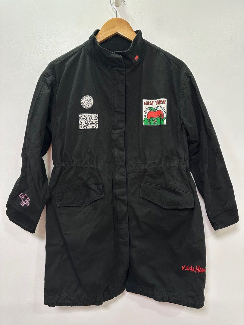 KEITH HARING | “Drawing the Line” Parka Jacket, Women's Fashion, Coats ...
