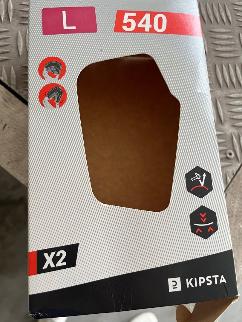 Kipsta shin guard size L. Only left the two in the picture , Sports ...