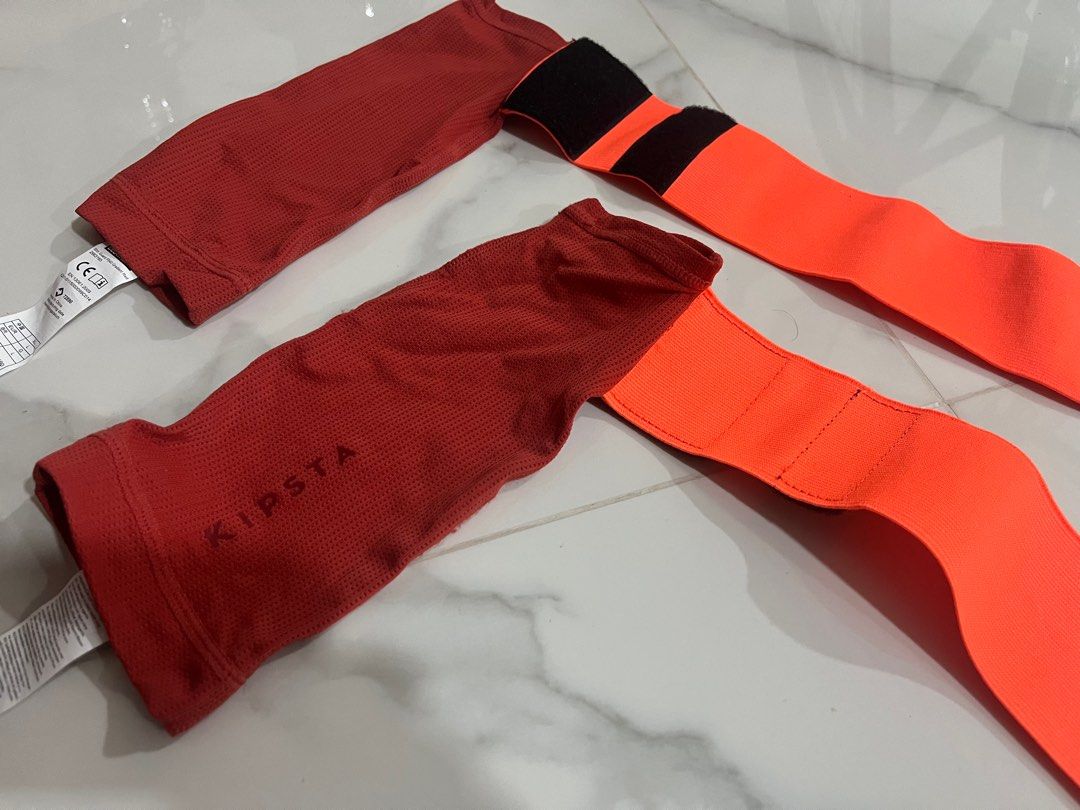 Kipsta shin guard size L. Only left the two in the picture , Sports ...