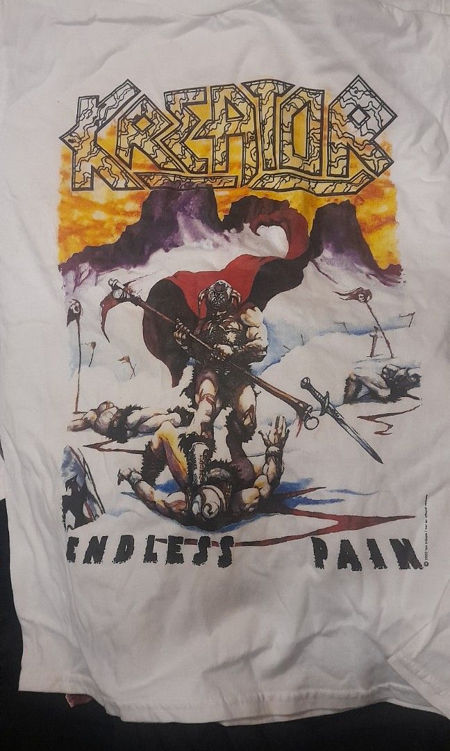 Kreator endless pain, Men's Fashion, Tops & Sets, Tshirts & Polo Shirts on Carousell