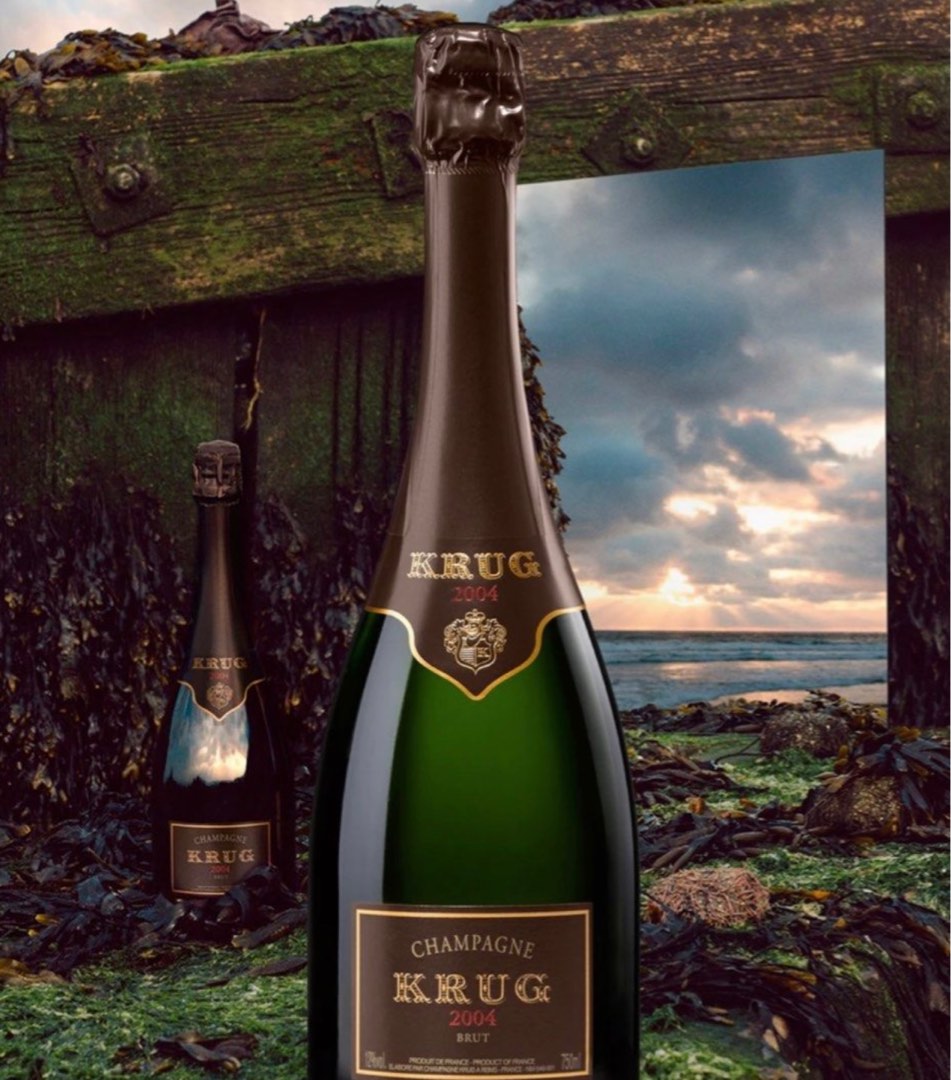 Krug Vintage 2004 Champagne, 750ml, Food & Drinks, Alcoholic Beverages ...