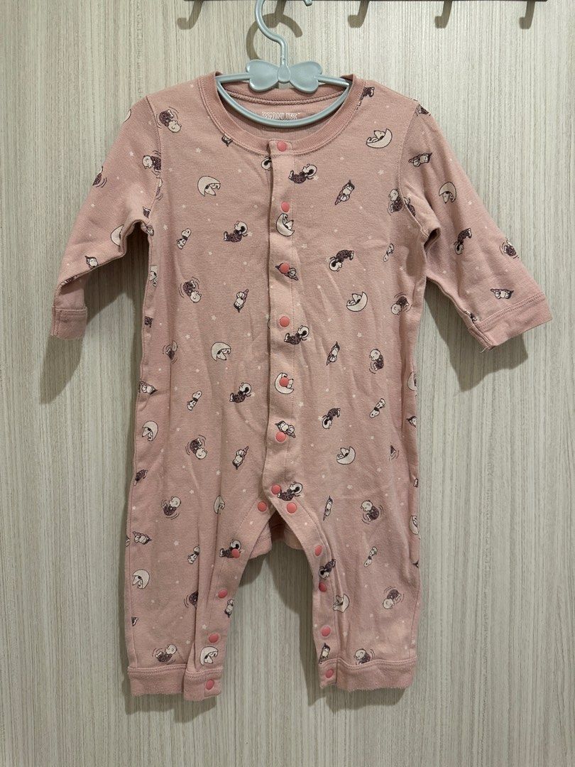Lativ 80cm純棉連身衣 / 爬服 史努比聯名款, 嬰兒及兒童, 嬰兒及兒童流行時尚在旋轉拍賣