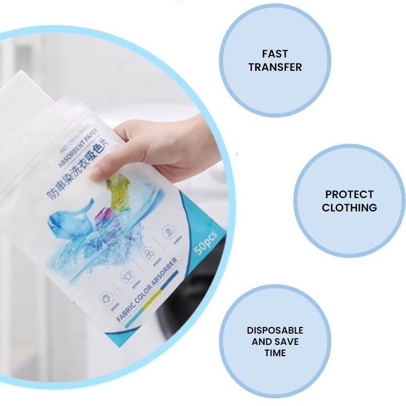 Laundry colour transfer sheets 50pcs, Furniture & Home Living, Home ...