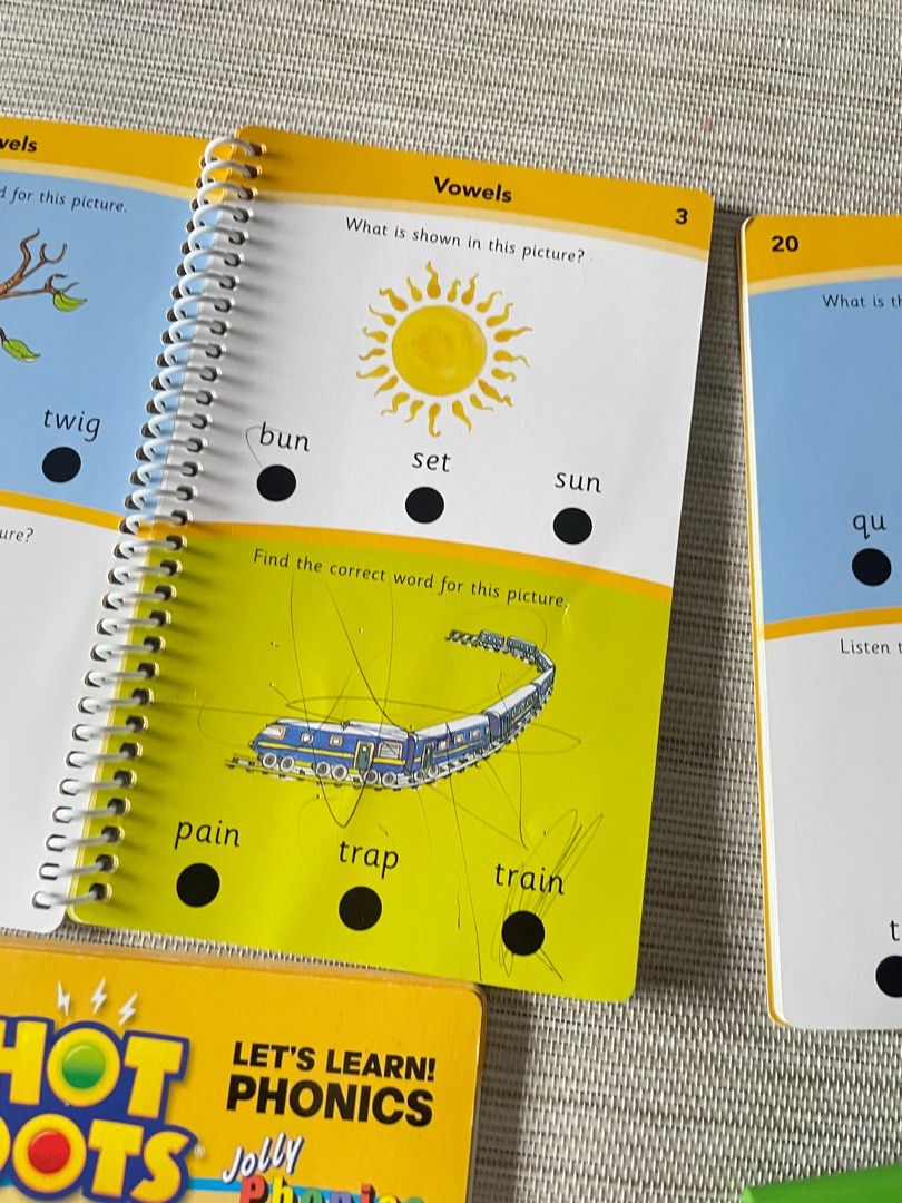 Learning Resources Hot Dots Jolly Phonics Learn To Read Books Set with ...