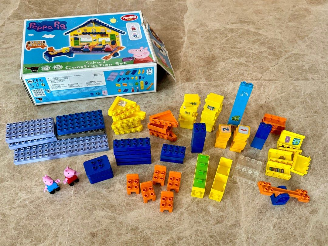 Lego- Peppa Pig school construction set, Hobbies & Toys, Toys & Games ...