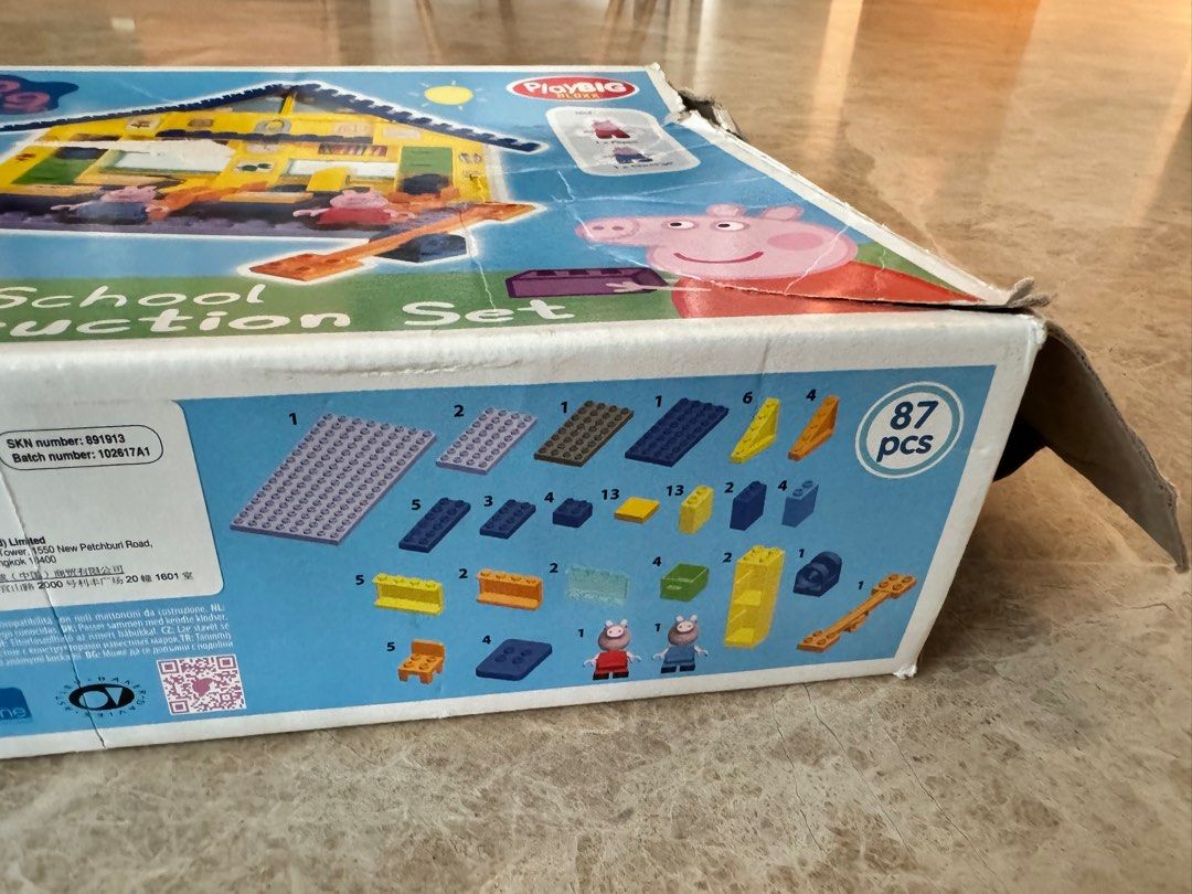 Lego- Peppa Pig school construction set, Hobbies & Toys, Toys & Games ...