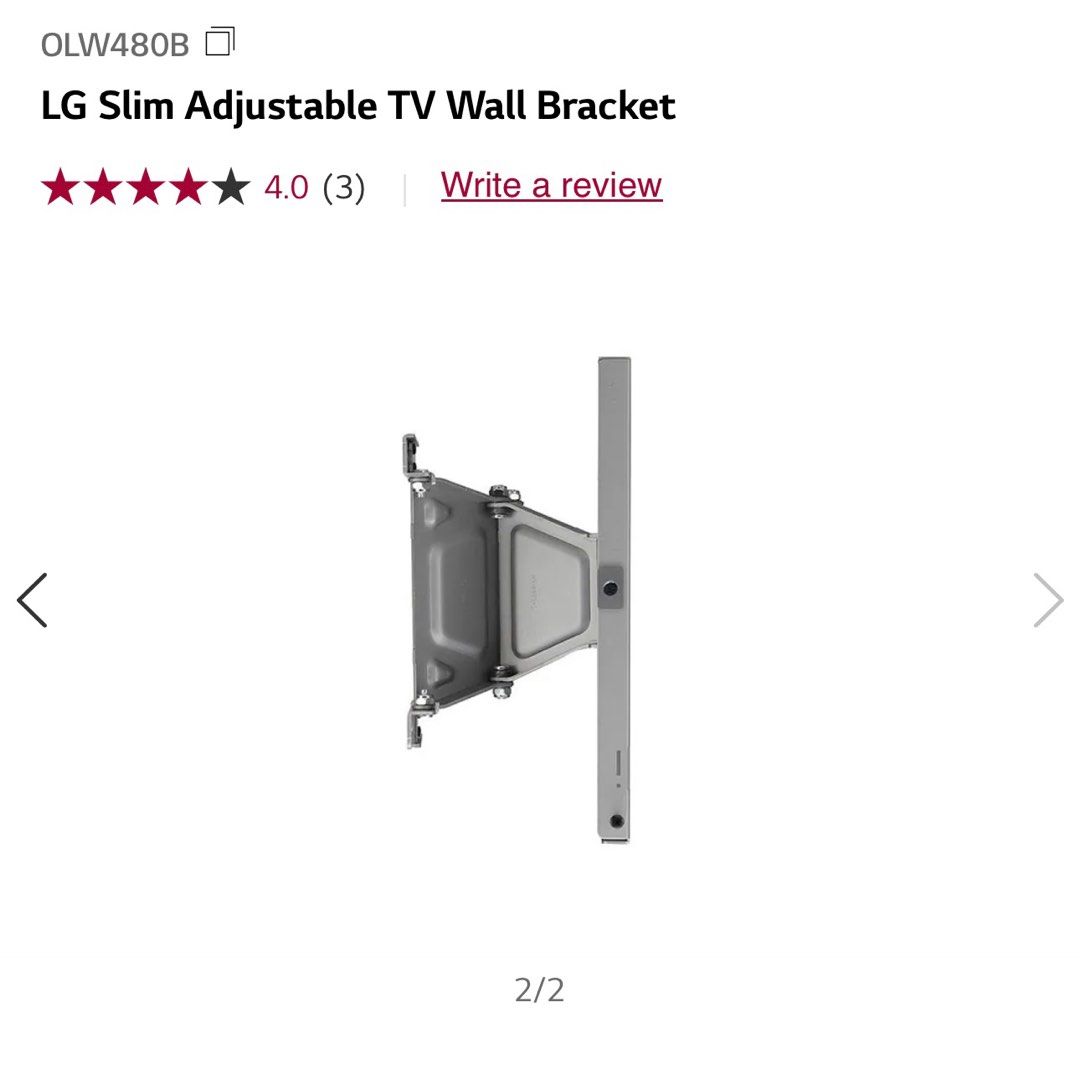 LG TV Wall Mount, TV & Home Appliances, TV & Entertainment, TV Parts ...