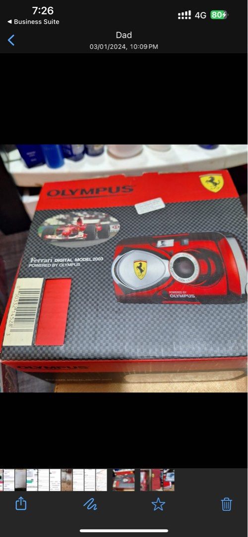 Limited Edition OLYMPUS FERRARI DIGITAL CAMERA 2003, Photography ...