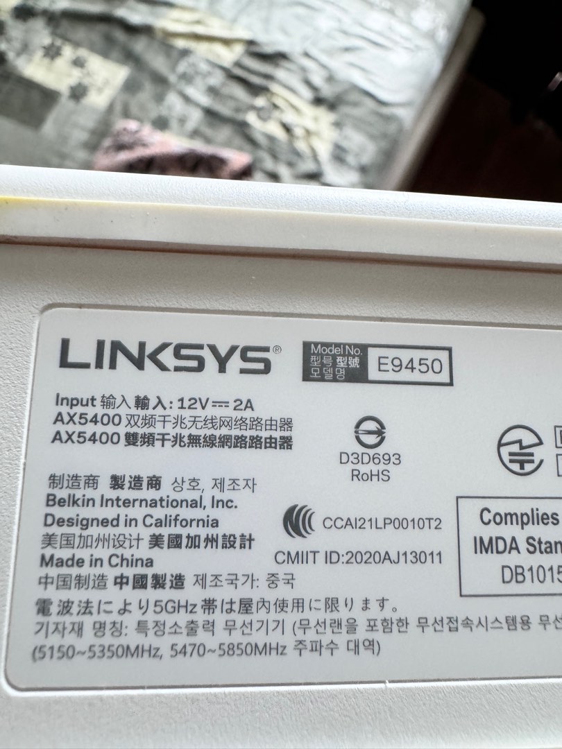 Linksys Wifi 6 Router Computers And Tech Parts And Accessories Networking On Carousell