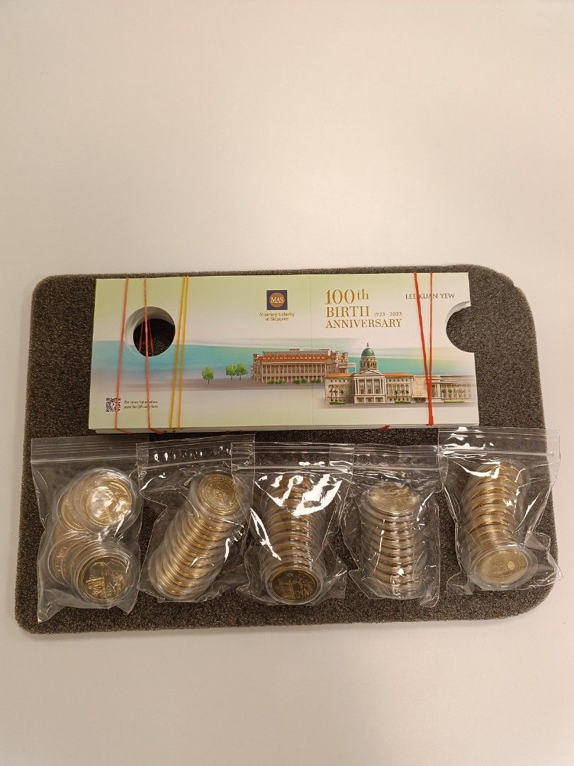 LKY Coin MAS 100th Birth Anniversary Lee Kuan Yew Commemorative $10 ...